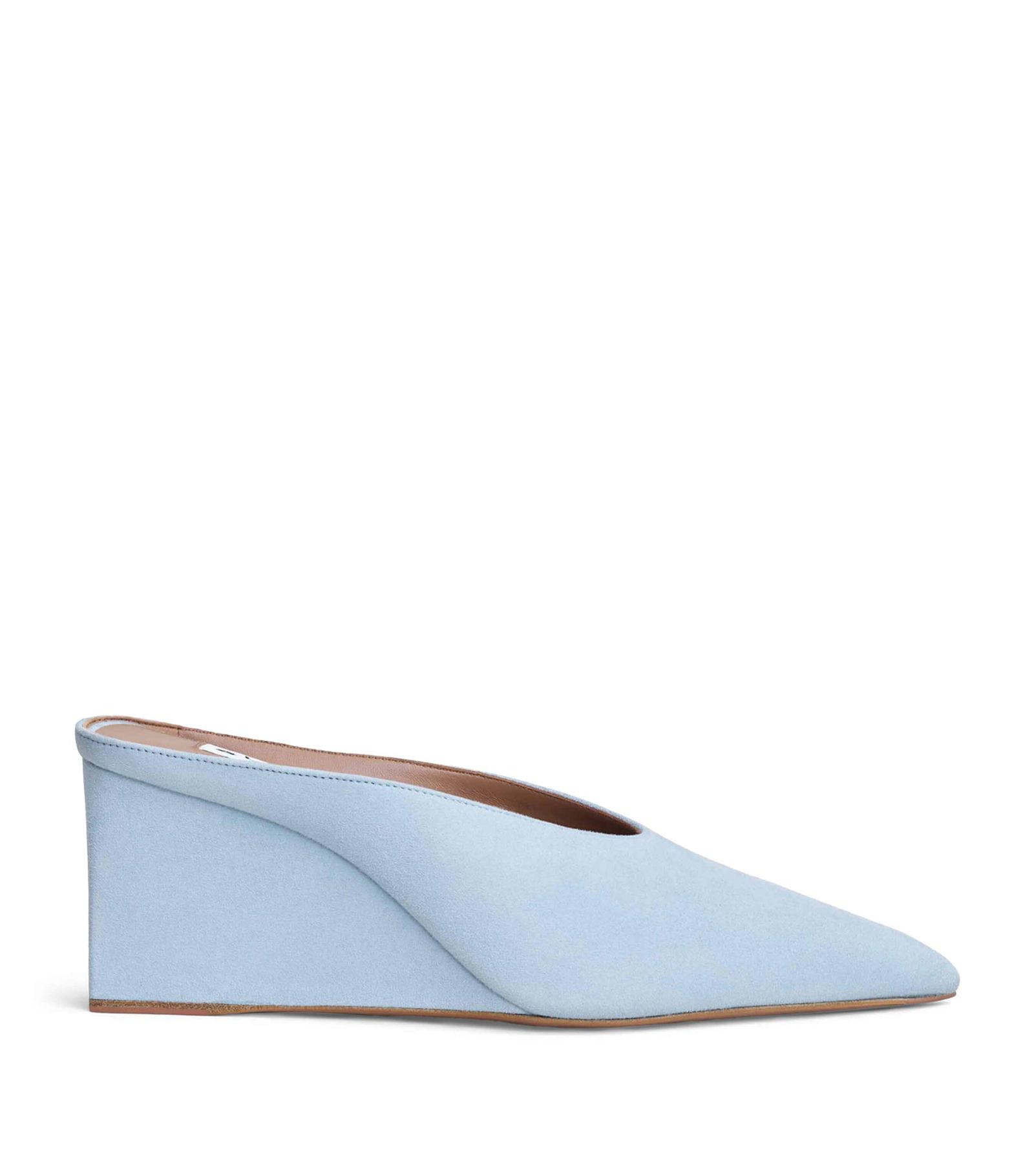 Alaïa Suede Cube Wedge Mules 75 | endource