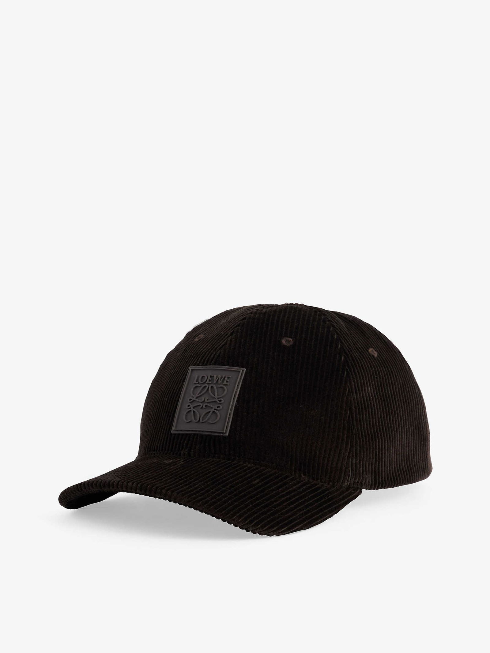 LOEWE Patch Logo-Embellished Cotton-Blend Baseball Cap in CHOCOLATE ...