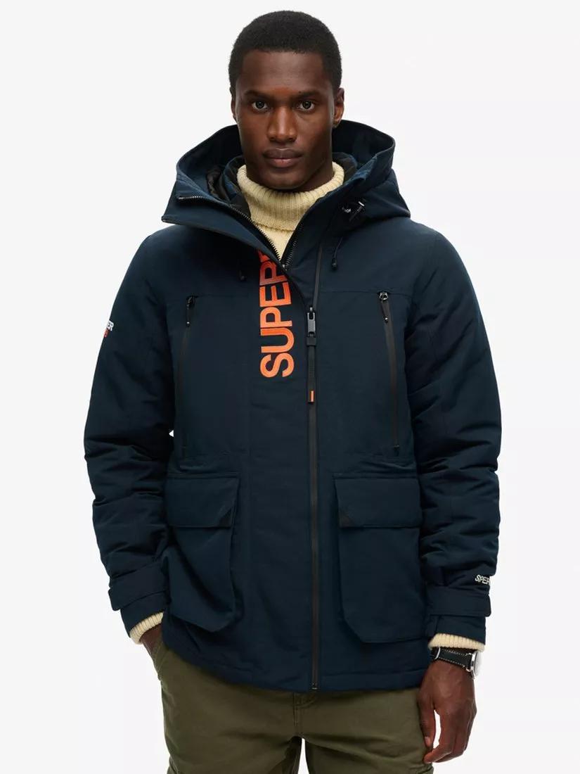 SUPERDRY Ultimate Windbreaker Jacket in Eclipse Navy | endource