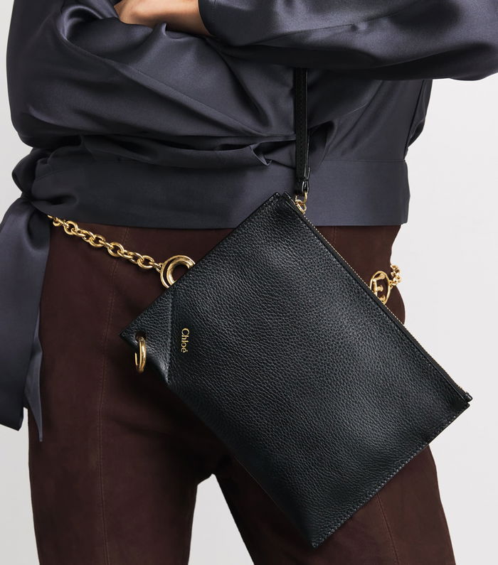 CHLOÉ Chloé Leather Spin Pouch | endource