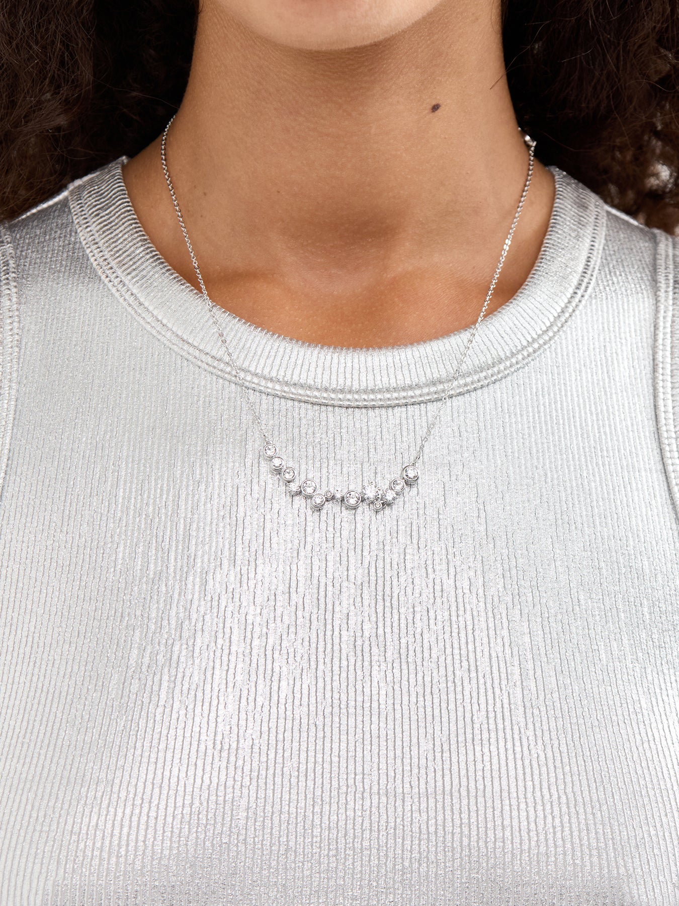 SWAROVSKI Constella Crystal Pendant Necklace Silver | endource