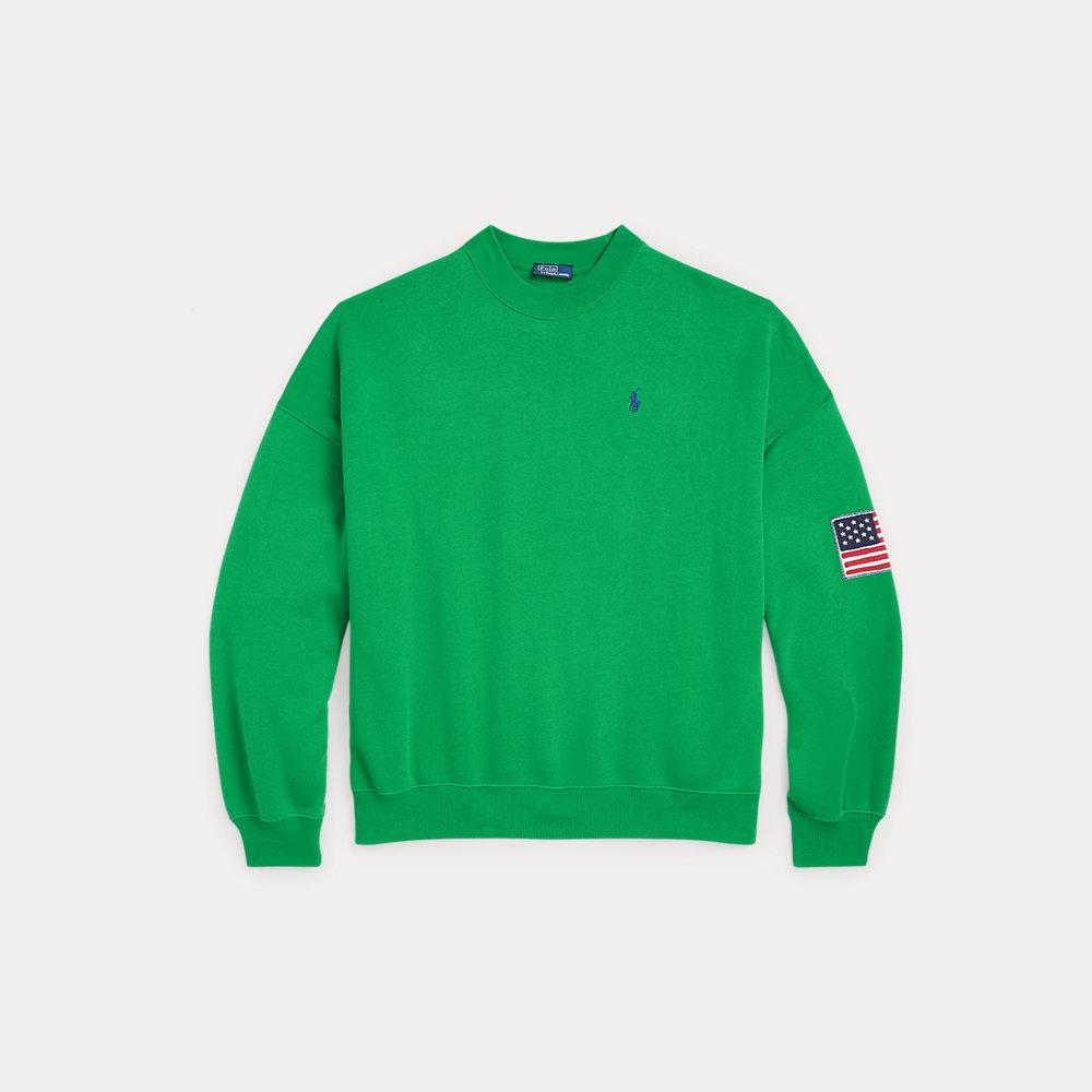 POLO RALPH LAUREN Oversize Logo Fleece Crewneck | endource