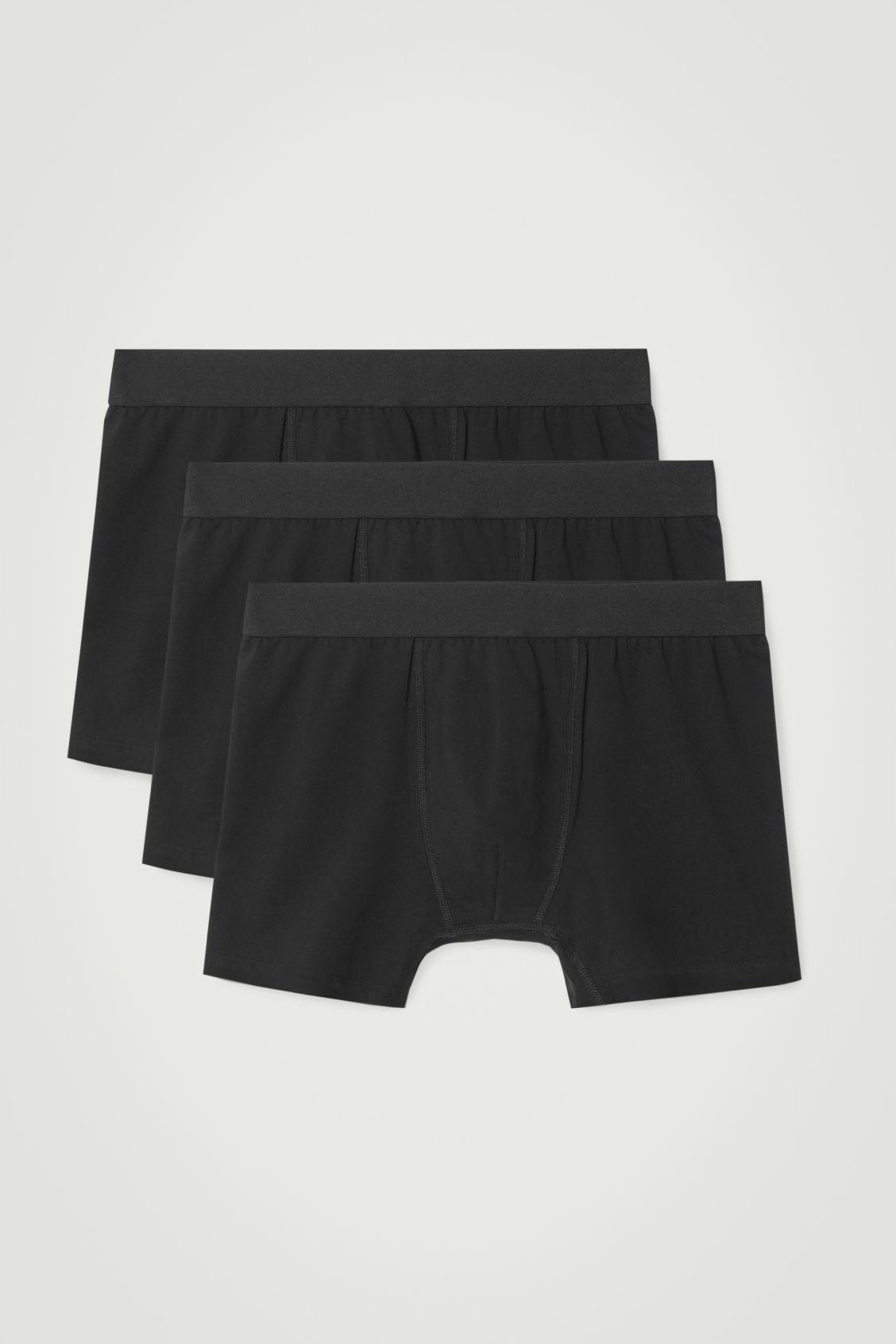 COS Cotton Boxer Briefs in BLACK | endource