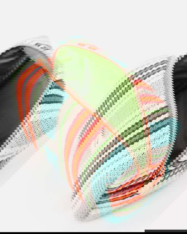 OLIVER BONAS Blue & Red Striped Knitted Makeup Bag | endource