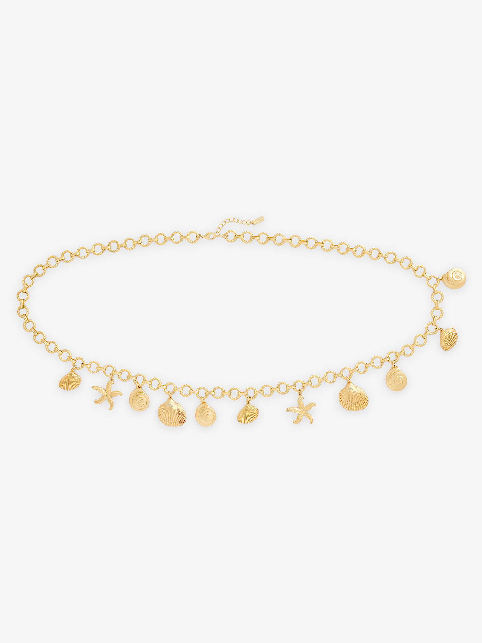 RIXO Yvette 18ct Yellow-Gold-Plated Metal Belt in Belt Gold | Endource