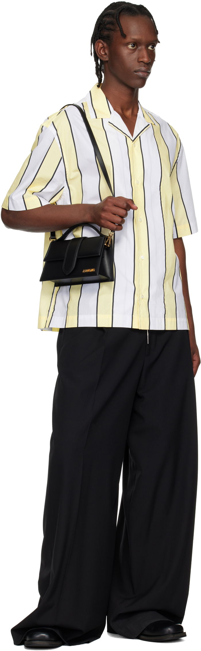 JACQUEMUS Black Les Classiques 'The Large Bambino' Bag | endource