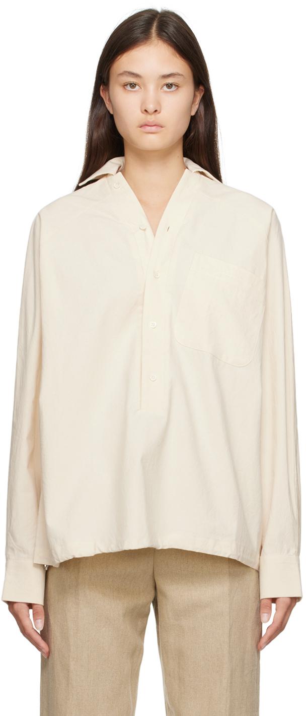 JACQUEMUS Le Raphia 'Le Haut Pingo' Shirt | Endource