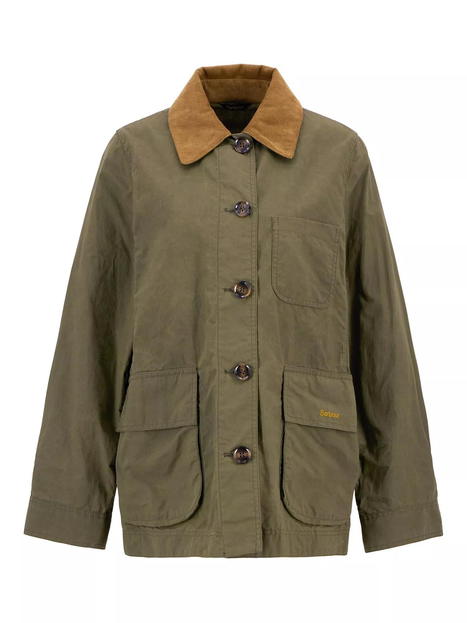 BARBOUR Averie Showerproof Jacket in Green/Ancient Tartan | endource