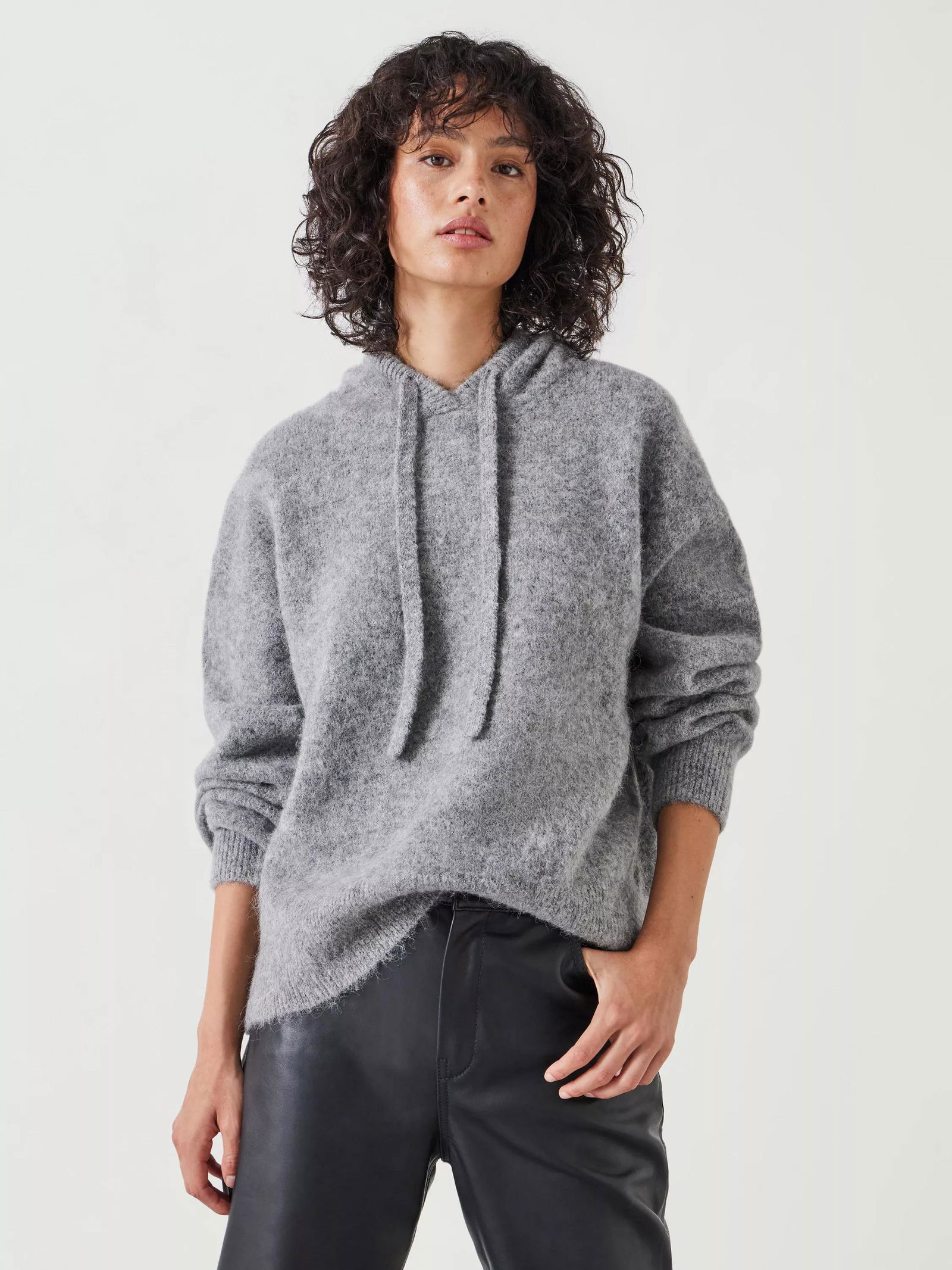 HUSH Hazel Wool Rich Relaxed Hoodie | endource