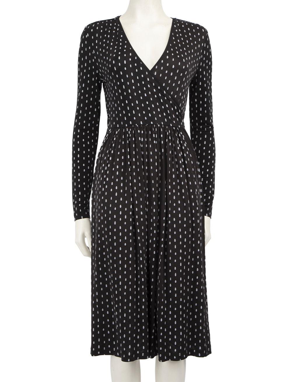 STINE GOYA Alina Jersey Dress in Monochrome | endource