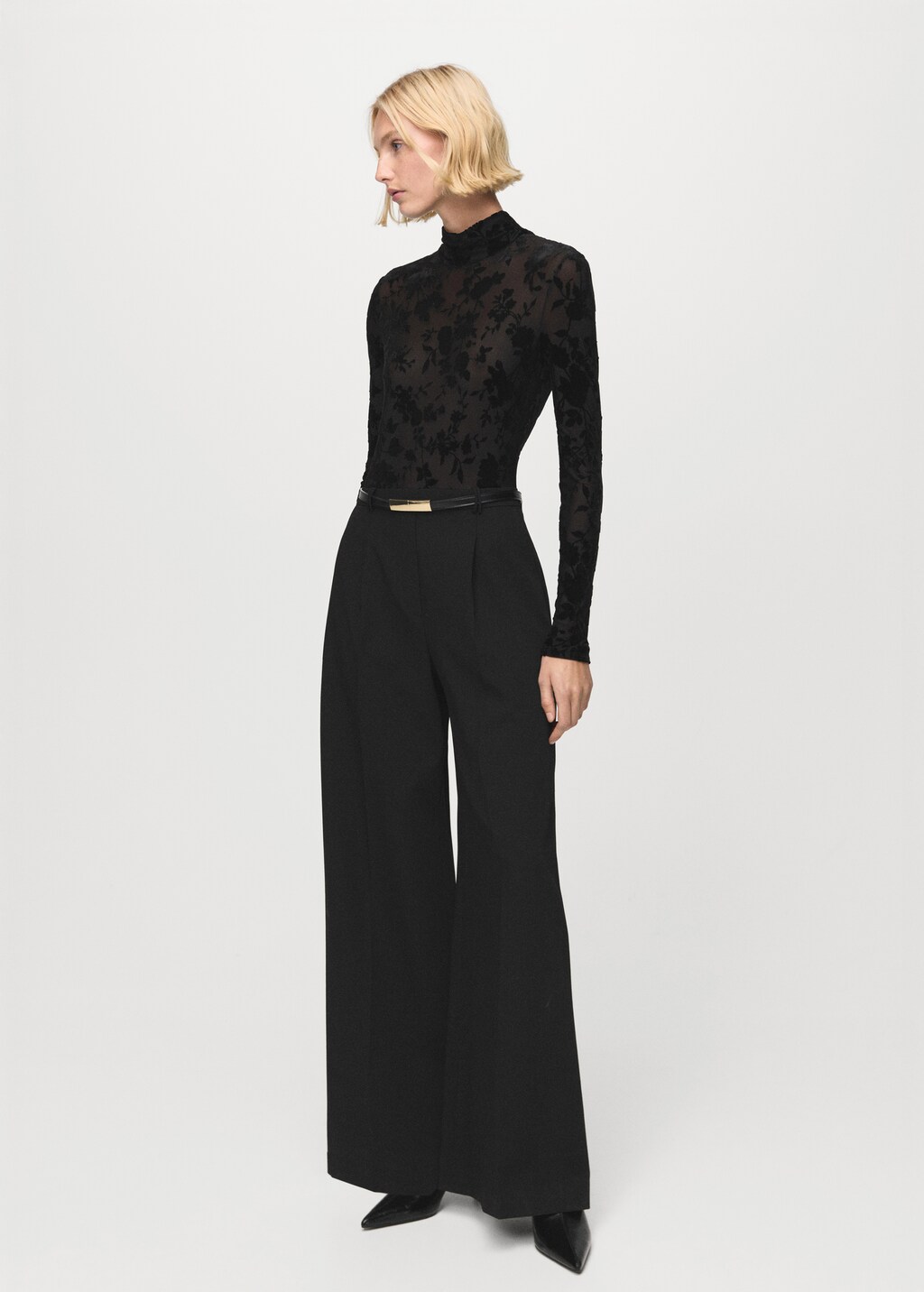 MANGO Jacquard Jumpsuit | endource