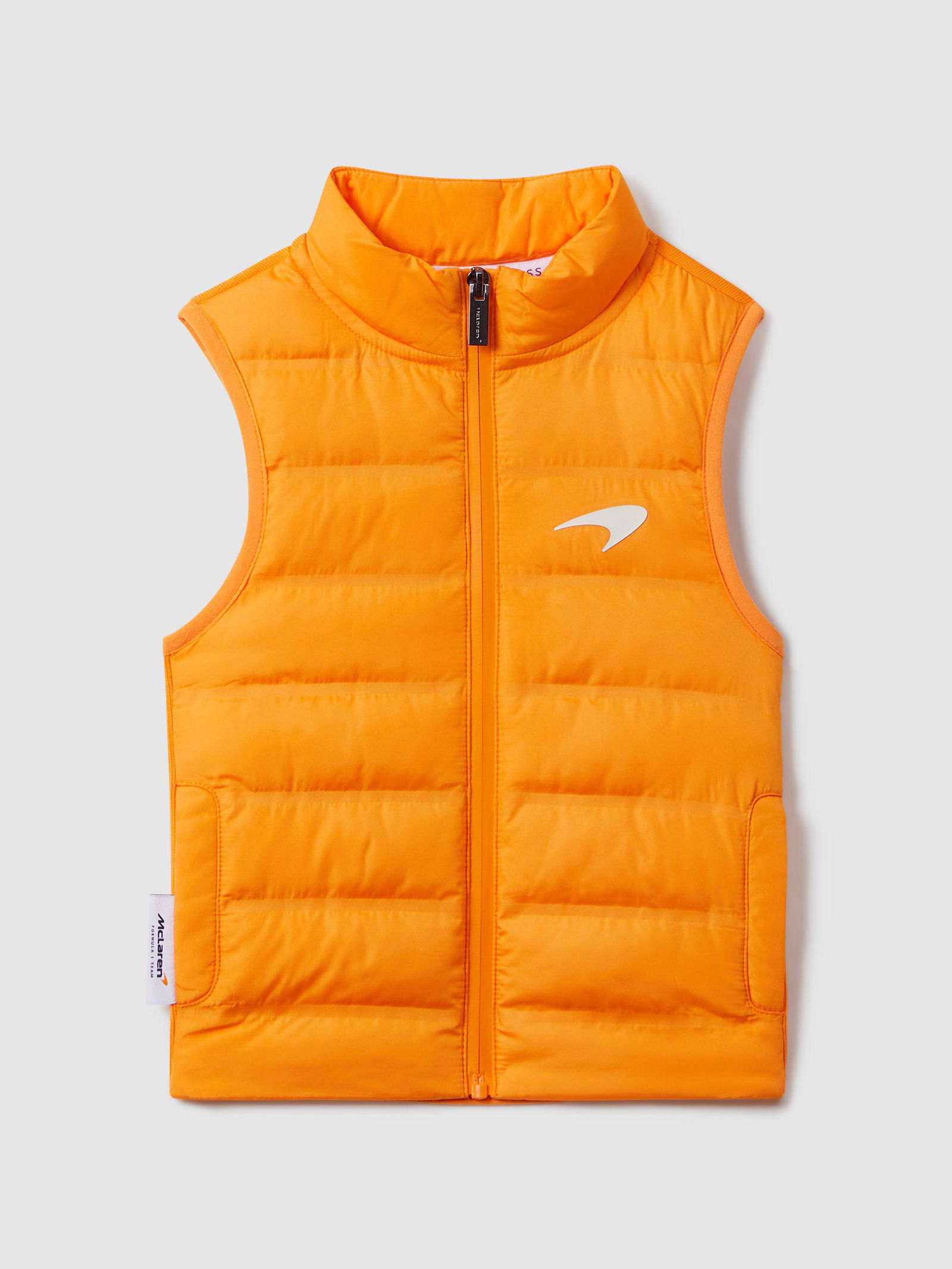 REISS Reiss x McLaren Formula 1 - Foster Hybrid Quilt And Knit Gilet in ...