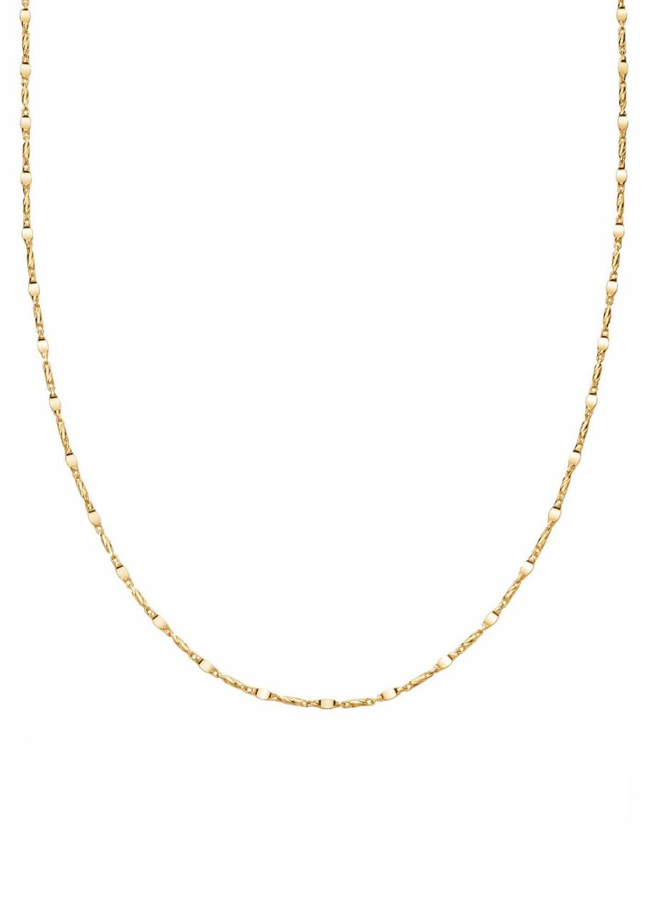 DAISY LONDON Isla Tidal Twist 18kt Gold-Plated Necklace | endource