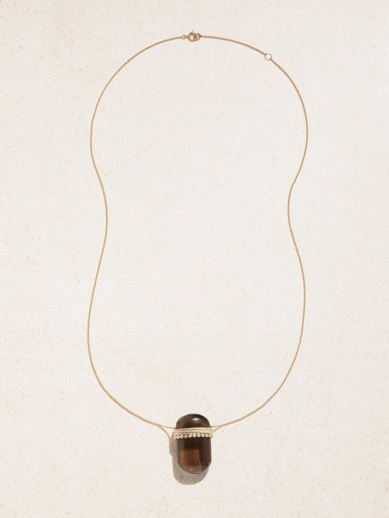 PASCALE MONVOISIN Jil 9-Karat Gold Necklace in Gold | endource