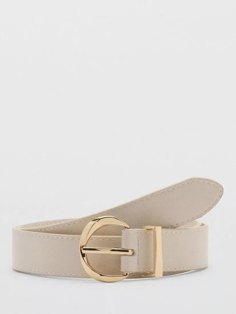 MANGO Twister Wave Relief Belt in Light Beige | endource