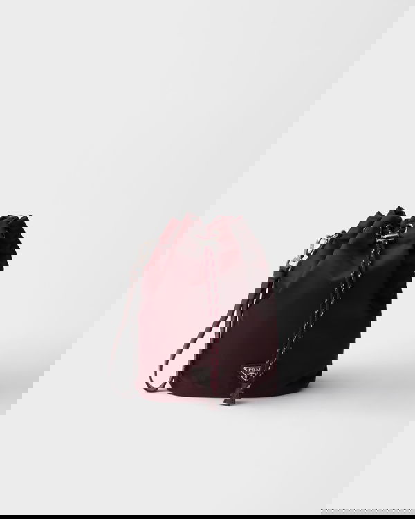 PRADA Speedrock Re-Nylon And Leather Pouch | endource