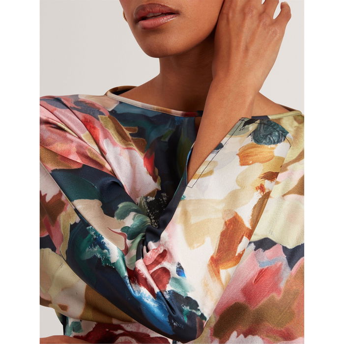 TED BAKER Women's Long-Sleeve Midi Tea Dress | endource