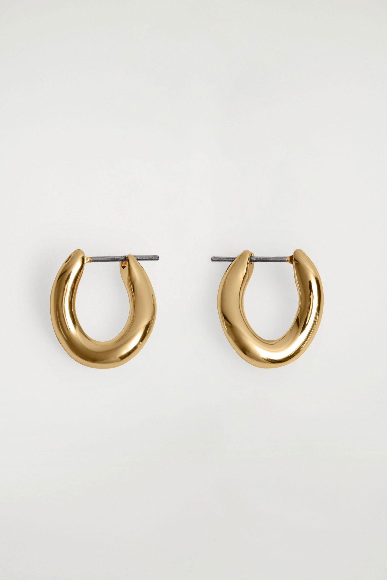 COS Twisted Hoop Earrings in GOLD | endource