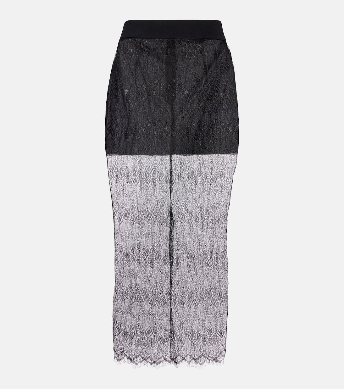 THE FRANKIE SHOP Alrose Lace Midi Skirt | endource