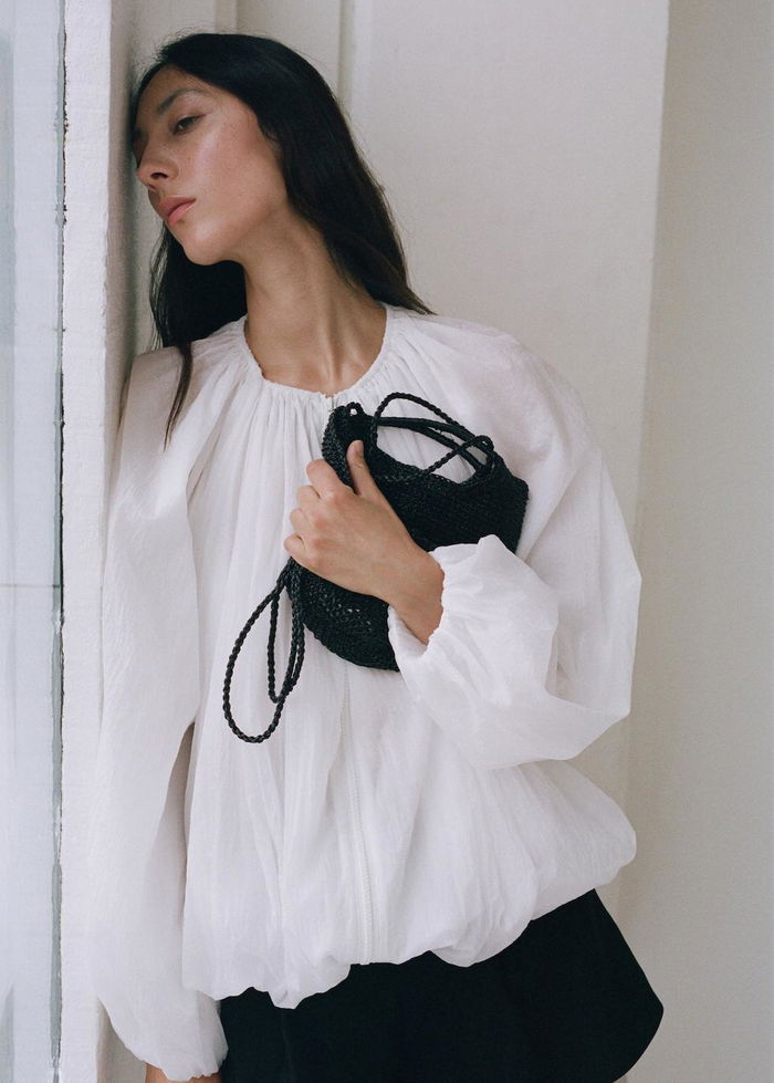 MANGO Mini Woven Crossbody Bag | endource