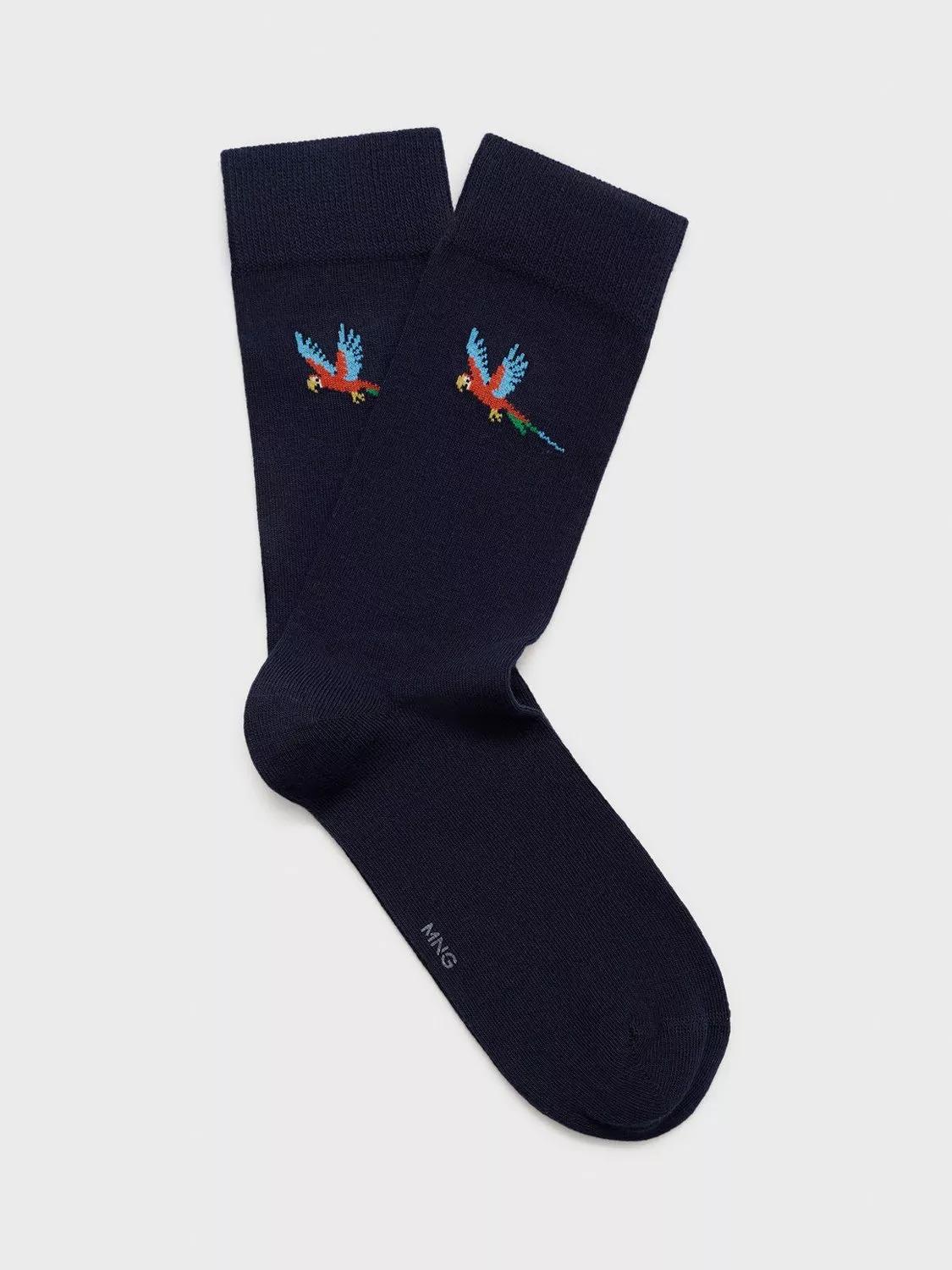 MANGO Parrot Socks in Navy | endource