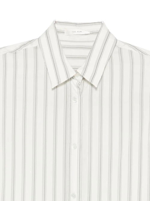 THE ROW Eirlys Striped Shirt - Grey | endource