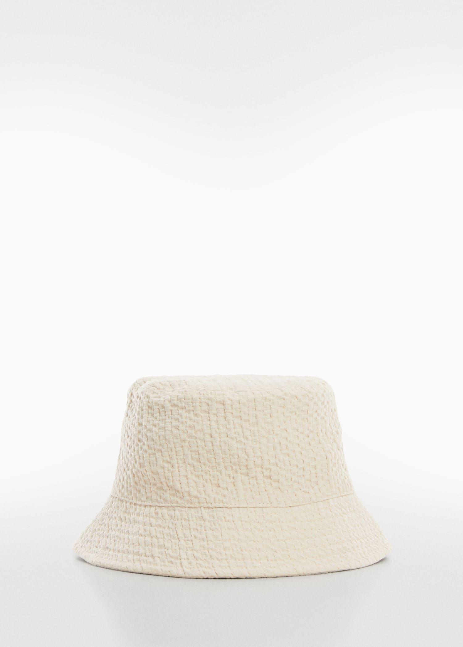 MANGO Texture Bucket Hat | endource