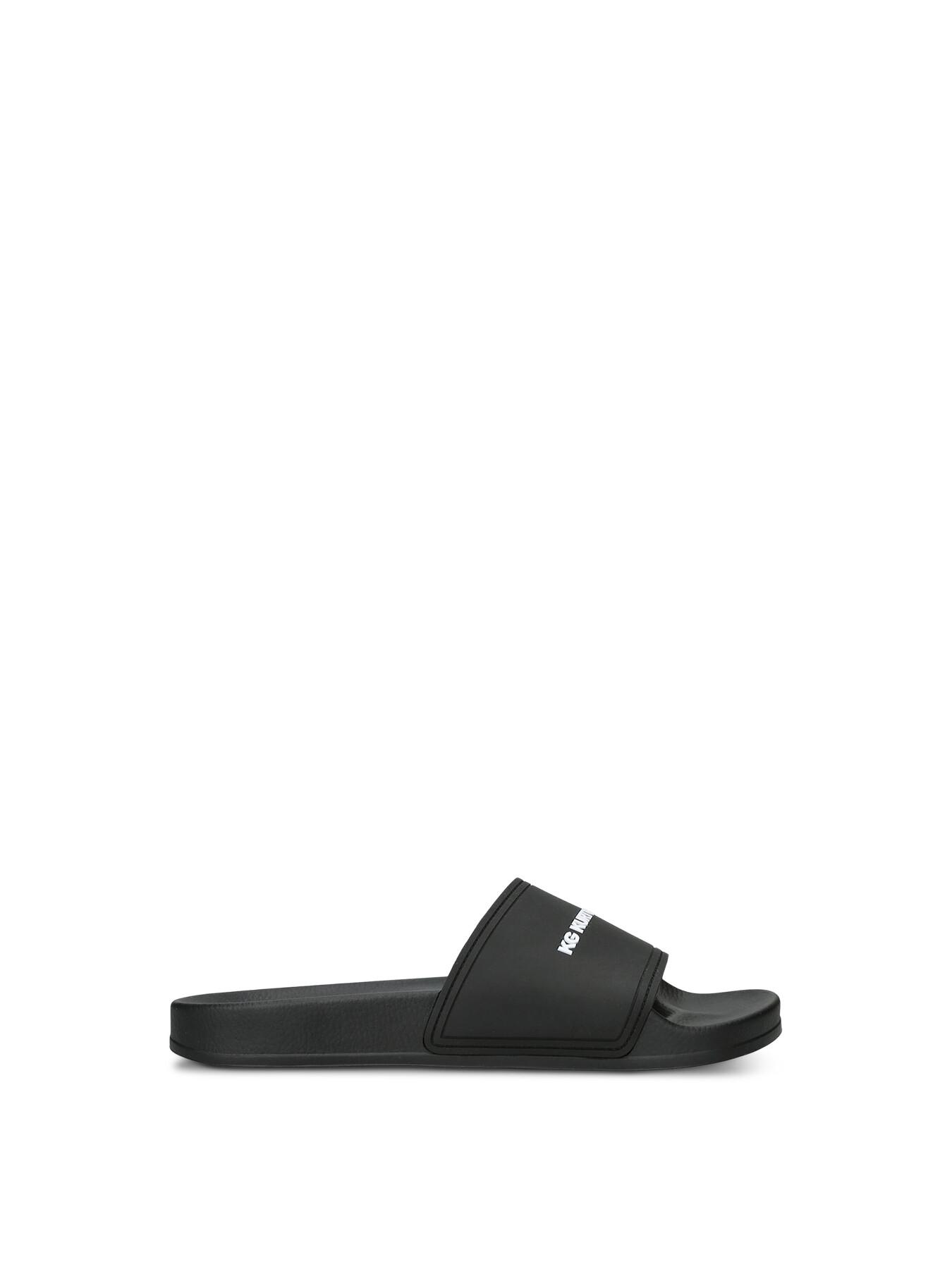 KG KURT GEIGER Ibiza Slider Sandals in Black | endource