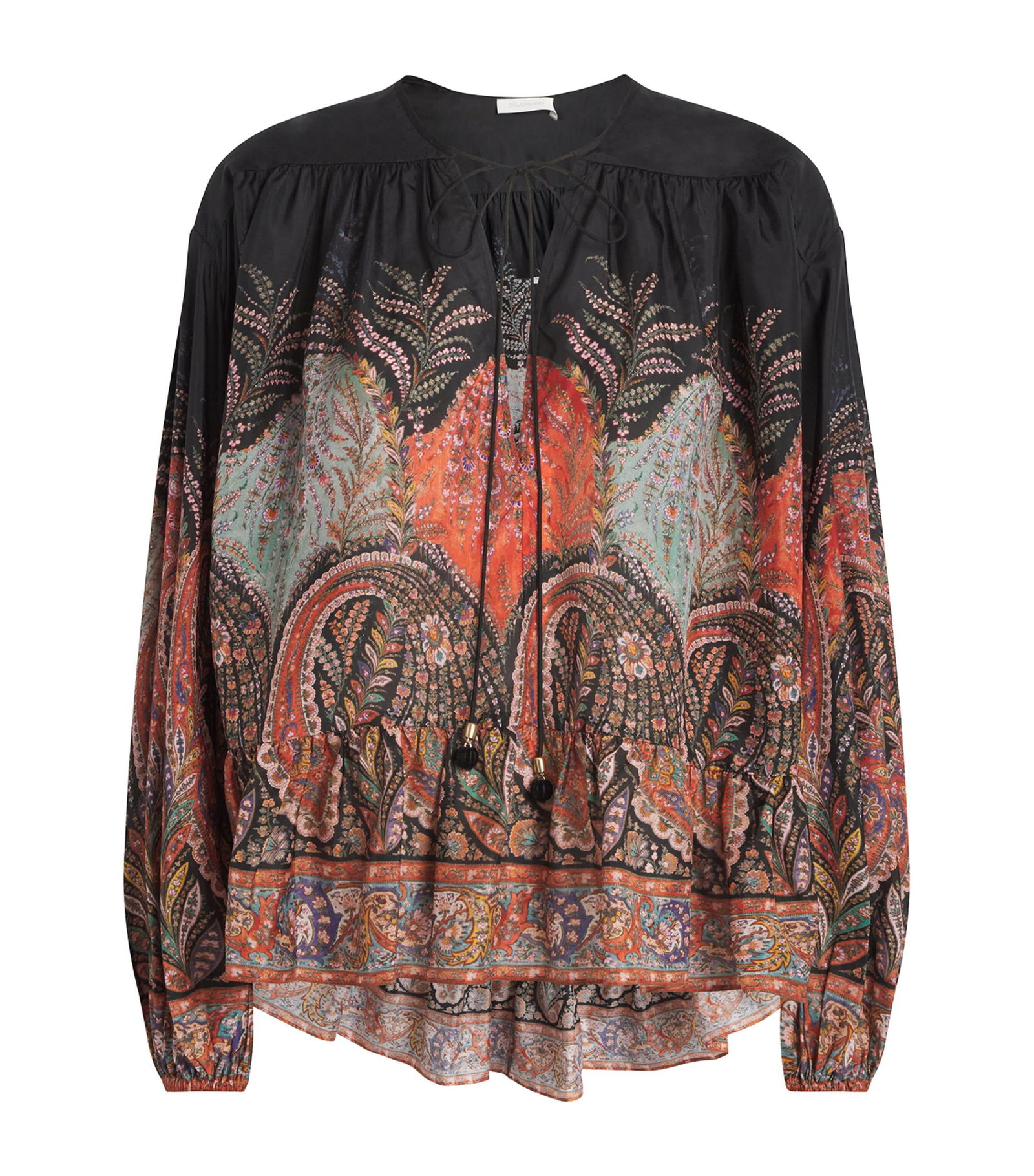 ZIMMERMANN Silk Rhiannon Blouse | endource