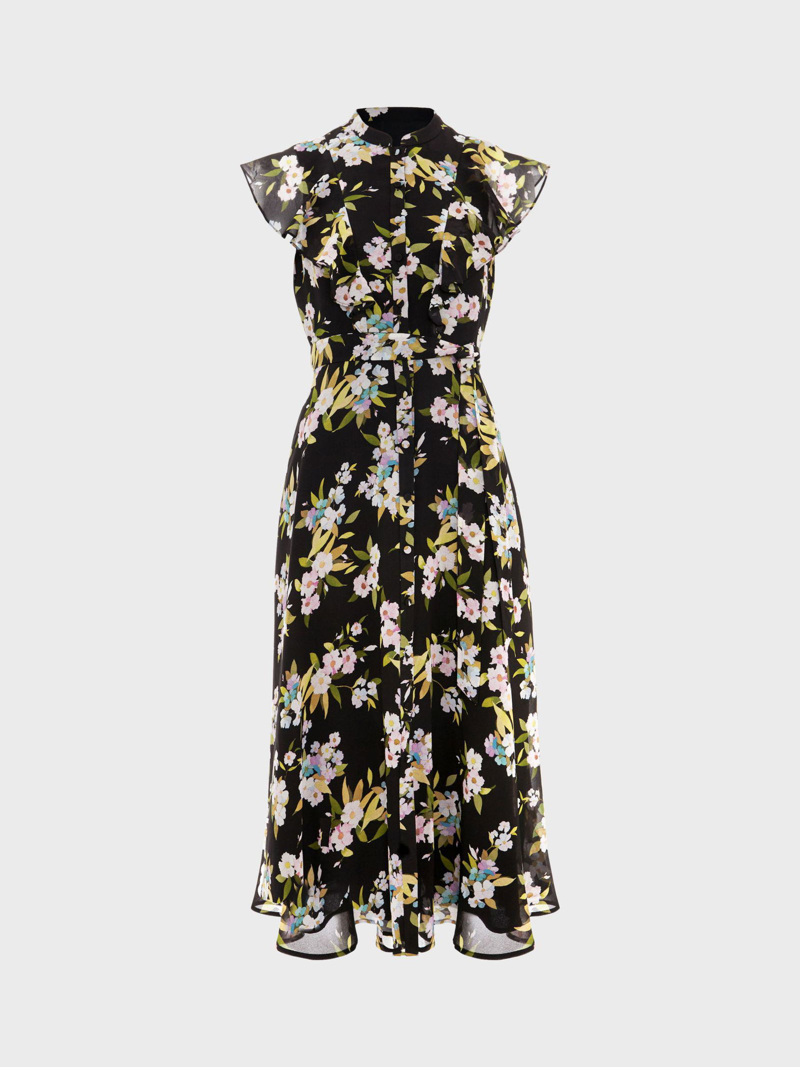 HOBBS Petite Erica Floral Dress | endource