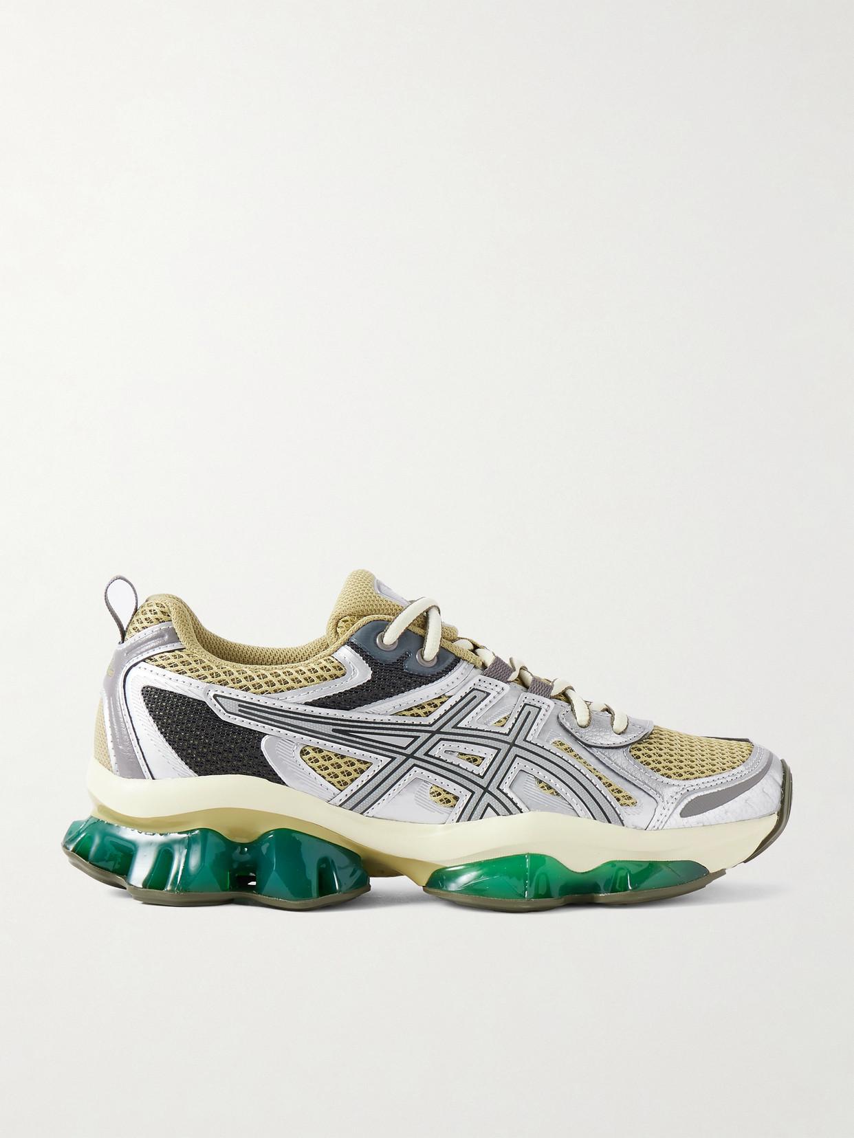 ASICS Gel-Quantum Kinetic Mesh Sneakers in Silver | endource