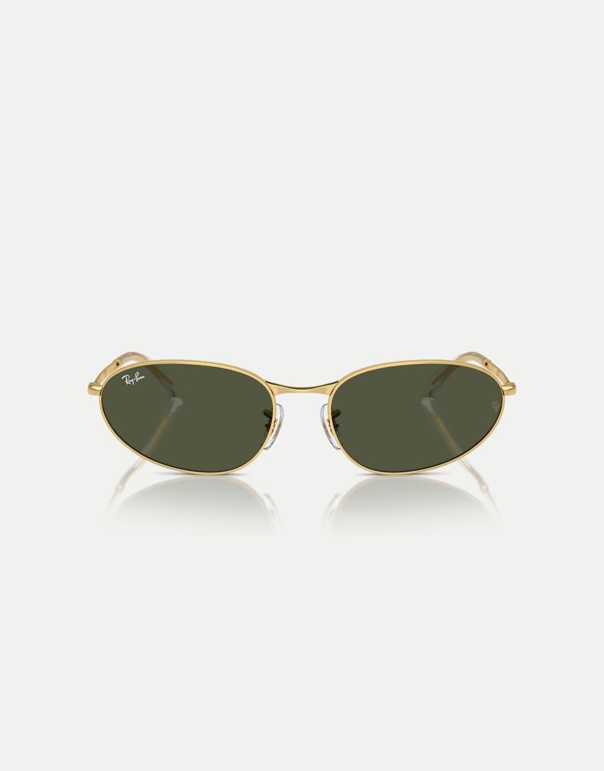 RAY-BAN RB3734 Irregular Sunglasses in Arista Gold | endource
