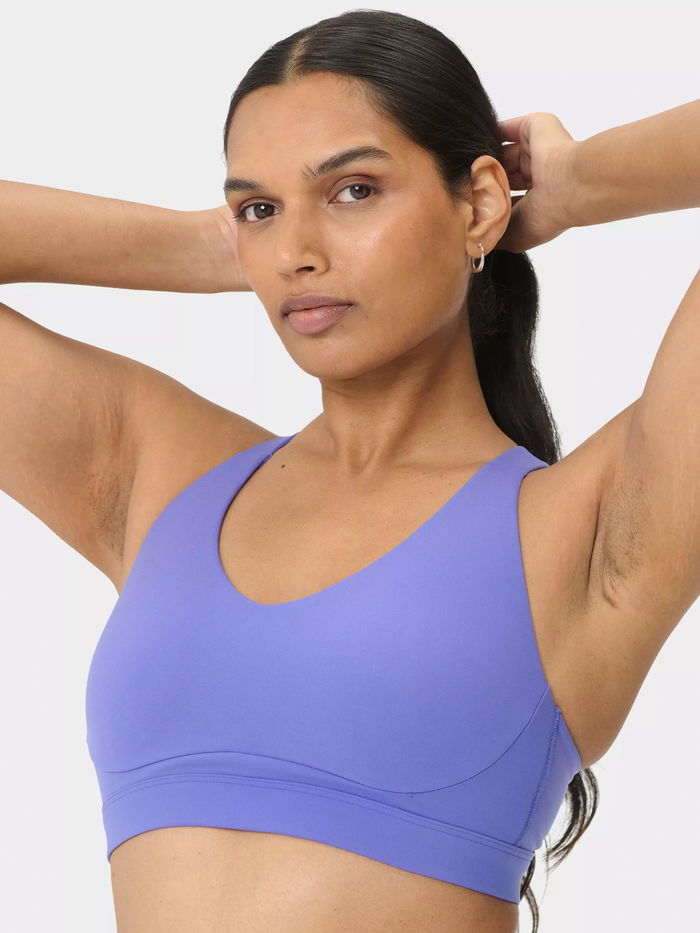 SWEATY BETTY Power Pulse Sports Bra, Aura Blue | endource
