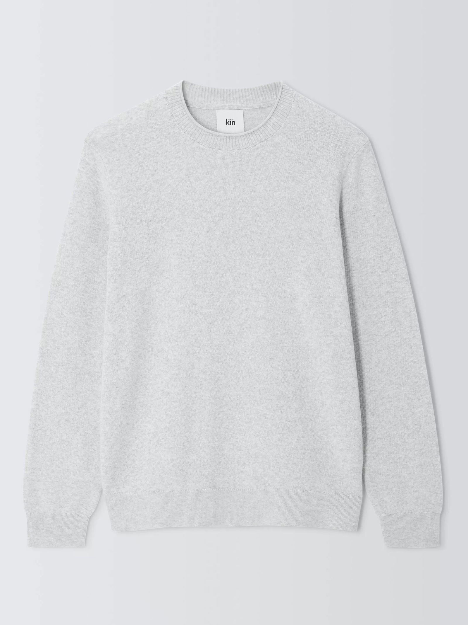 KIN Birdseye Cotton Knit Crew Neck Jumper | endource