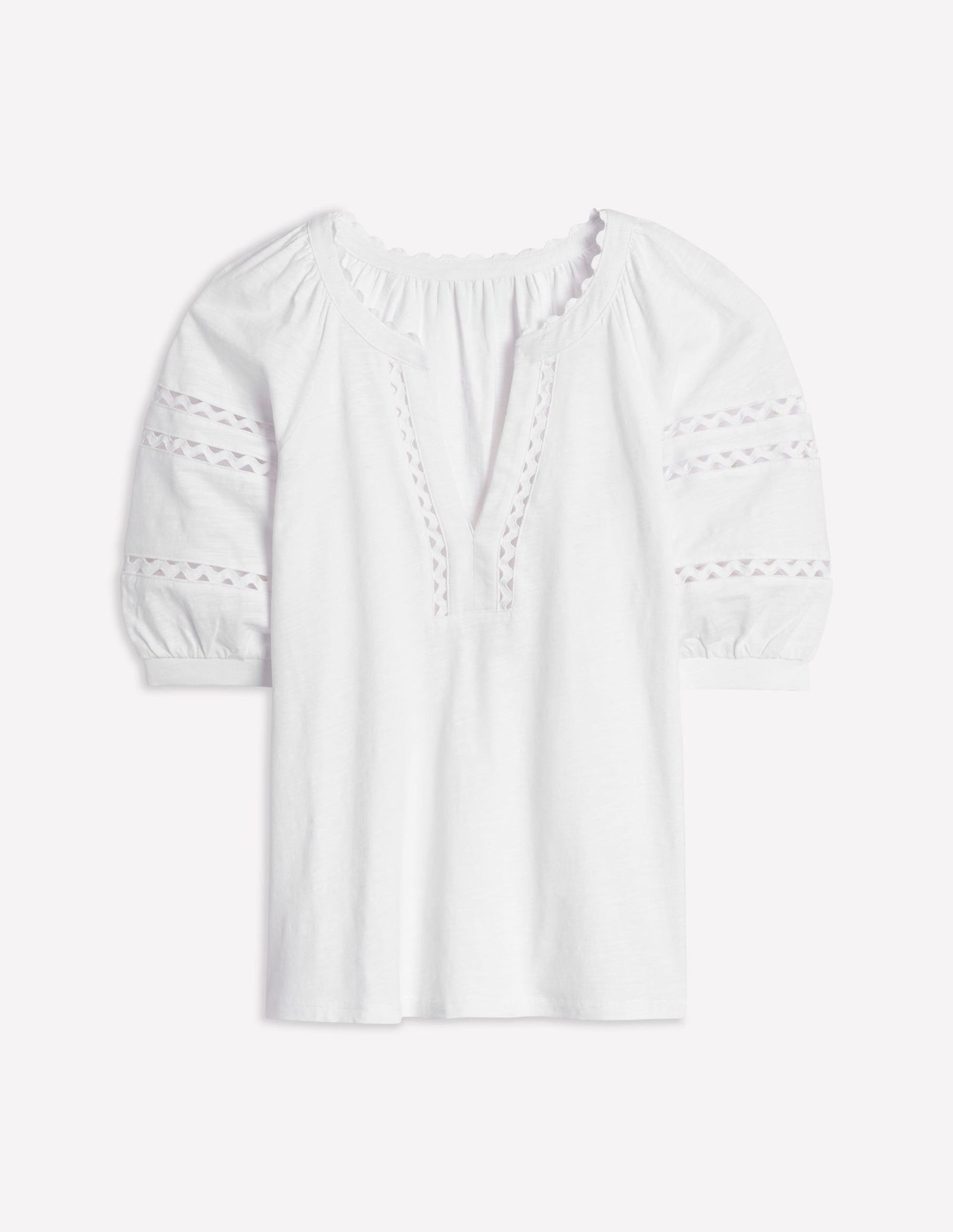 BODEN Maisy Rikrak Trim Top | endource