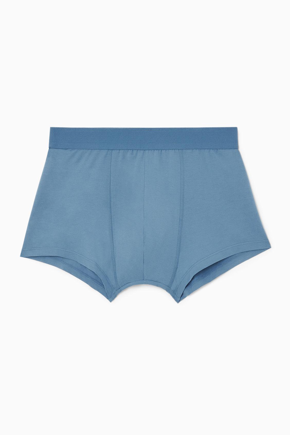 COS Jersey Boxer Briefs in DARK TURQUOISE | Endource