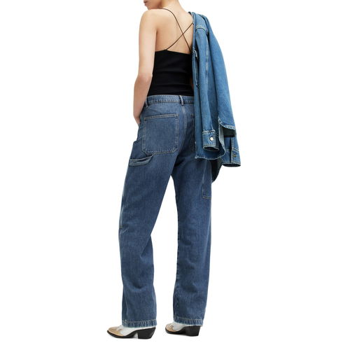 ALLSAINTS Women's Mia Carpenter Straight Leg Jeans | endource