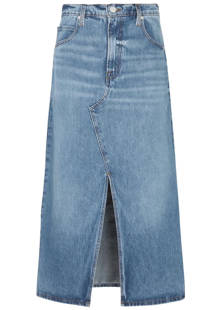 FRAME The Midaxi Denim Midi Skirt | Endource