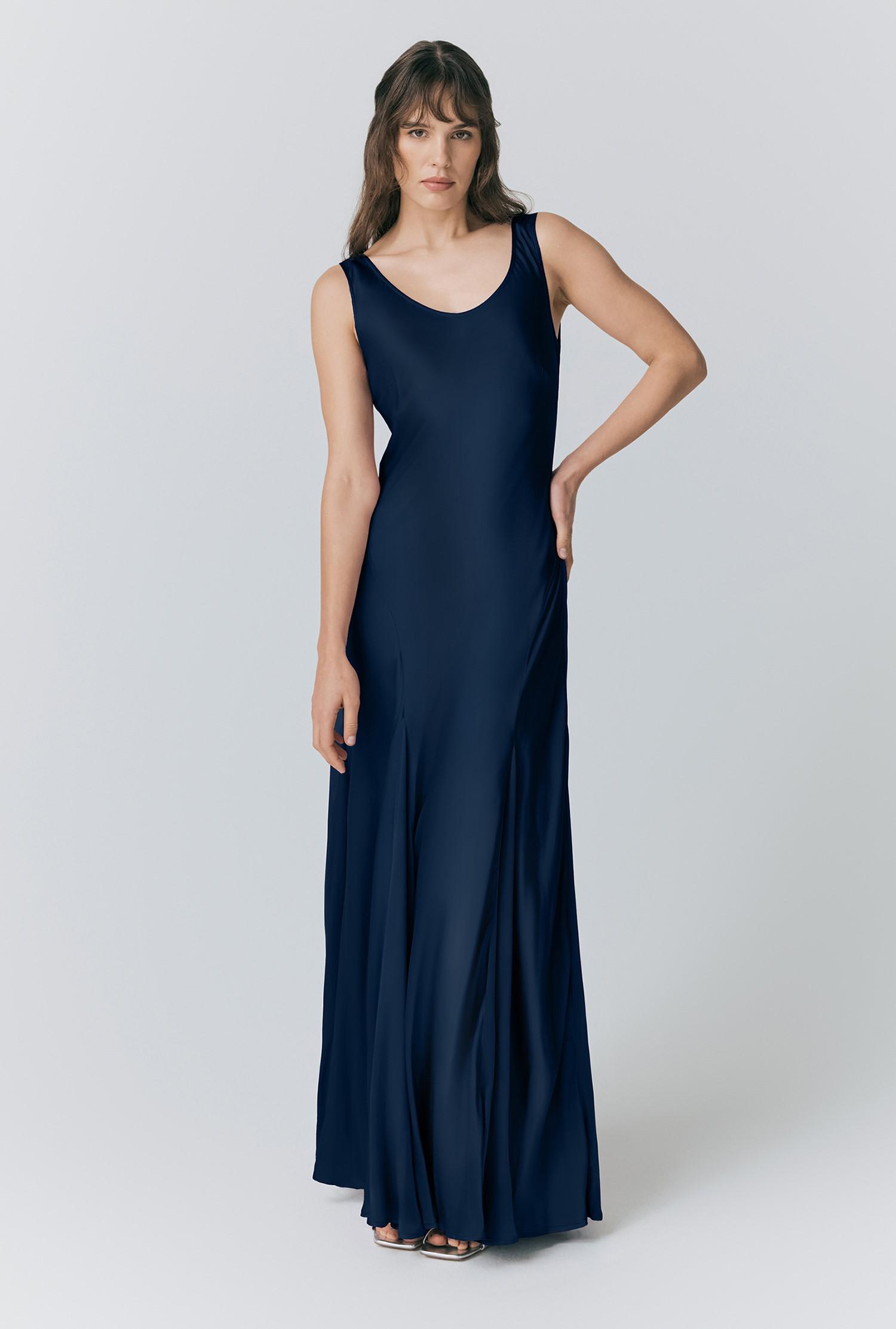 GHOST Willow Satin Maxi Dress | endource