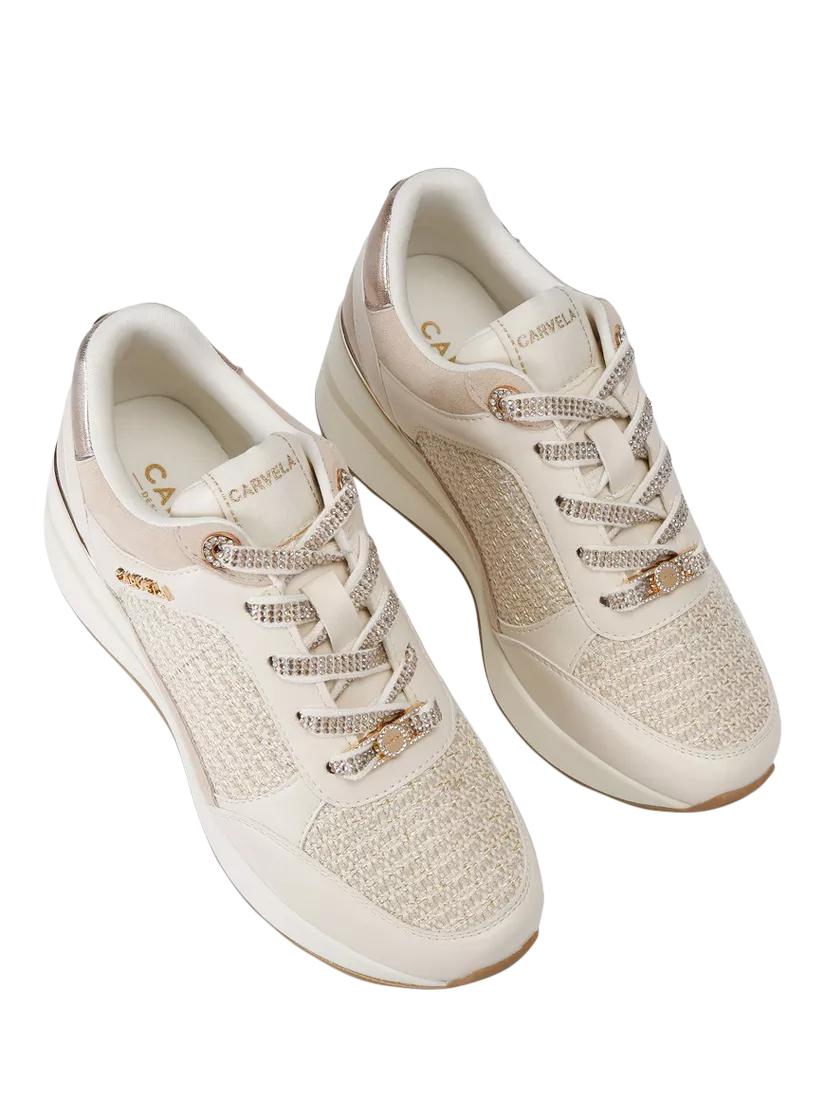 CARVELA Divina Lace Up Trainers, Multi | endource