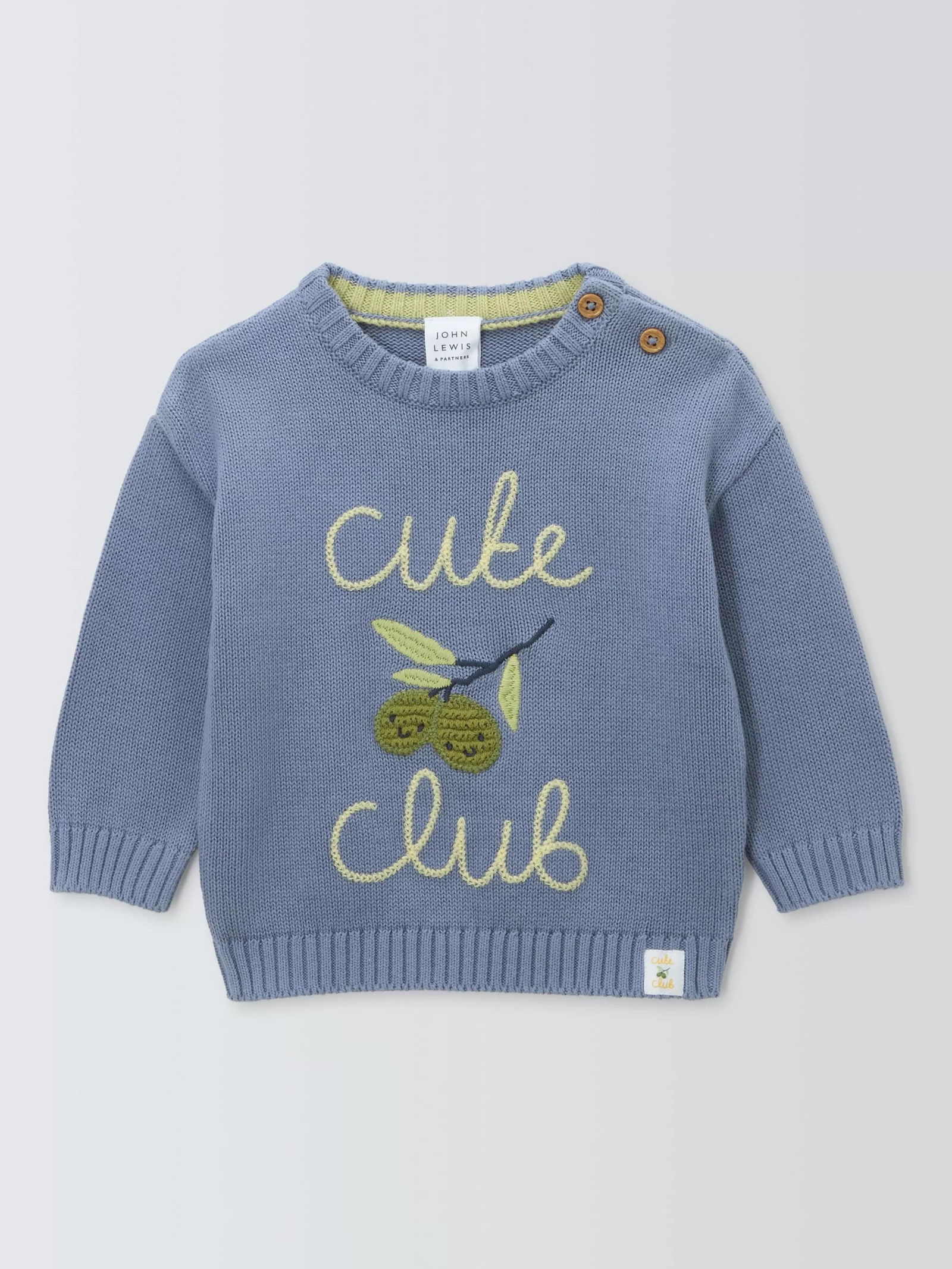 JOHN LEWIS Baby Cute Club Jumper in Multi | endource