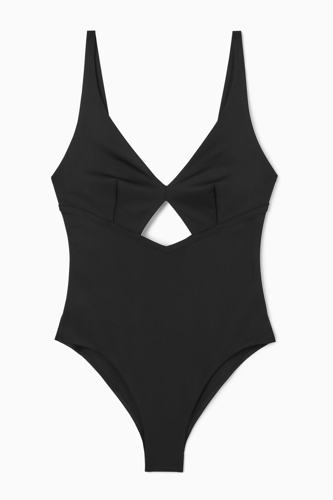 Cos Cutout Scuba Swimsuit In Black Endource