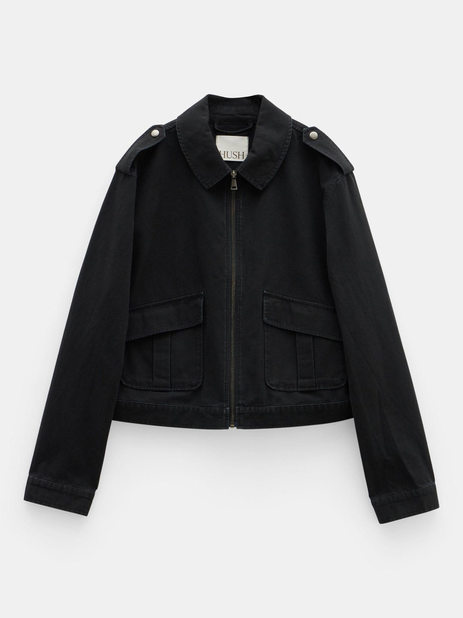 HUSH Laurie Zip Up Utility Jacket | endource