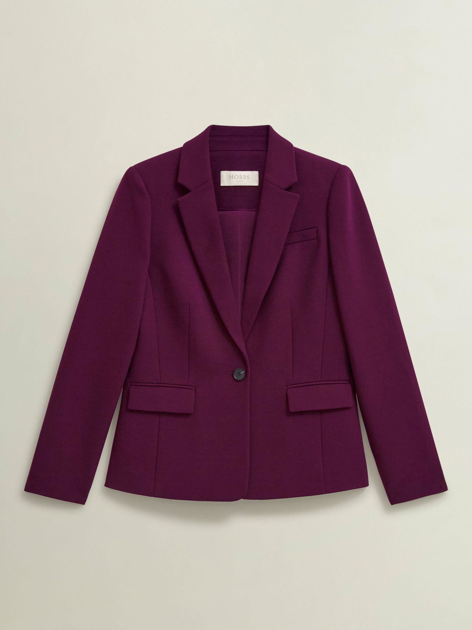 HOBBS Sami Tailored Blazer in Plum | endource