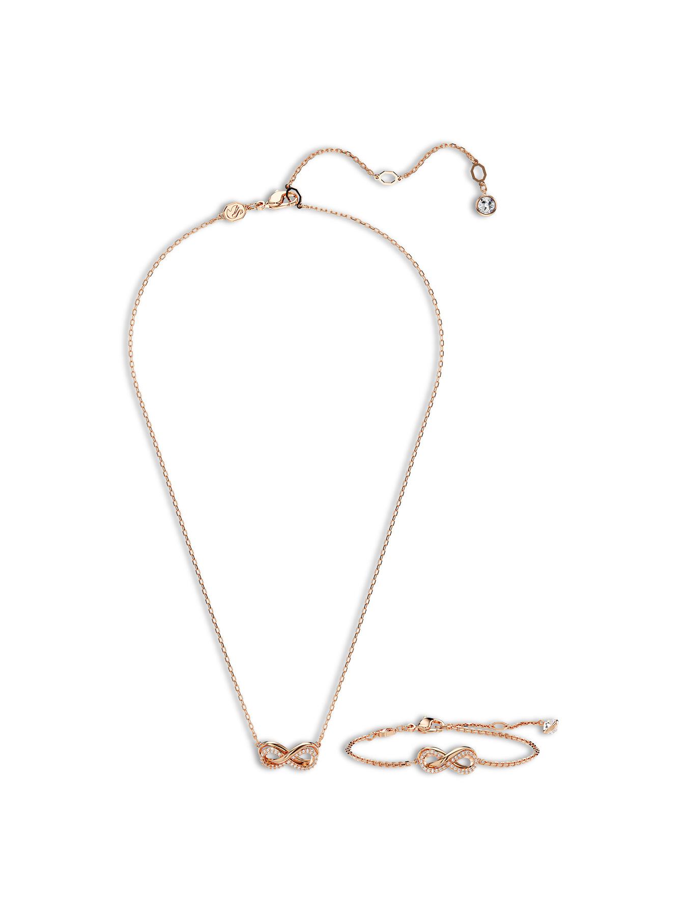 SWAROVSKI Hyperbola Set Pave in Rose Gold/Shiny White | Endource