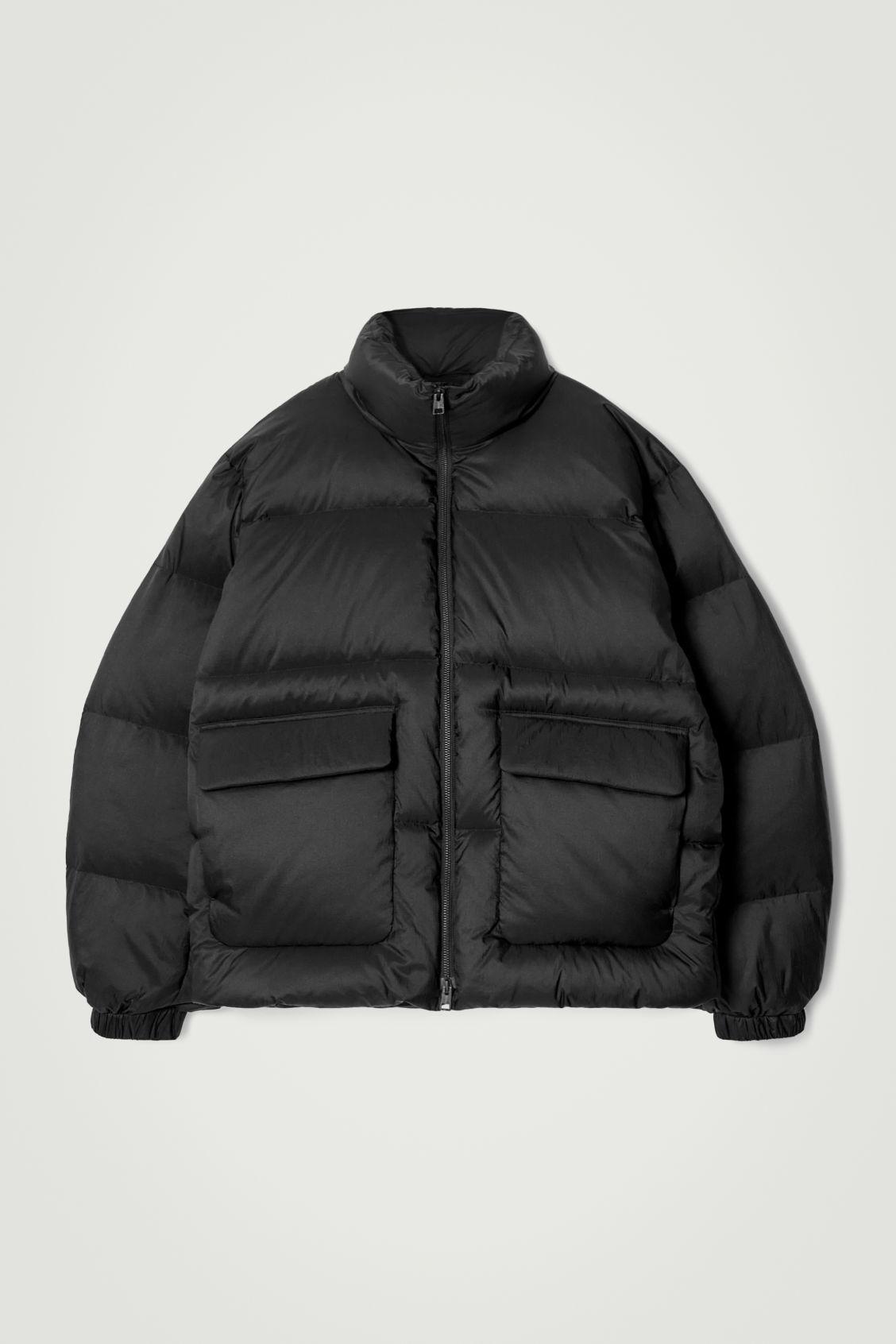 COS Down-Filled Puffer Jacket in BLACK | endource