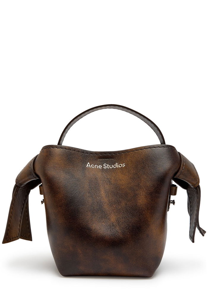 ACNE STUDIOS Musubi Mini Leather Shoulder Bag | endource