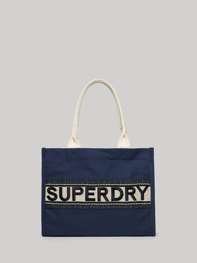 SUPERDRY Luxe Tote Bag in Truest Navy | endource