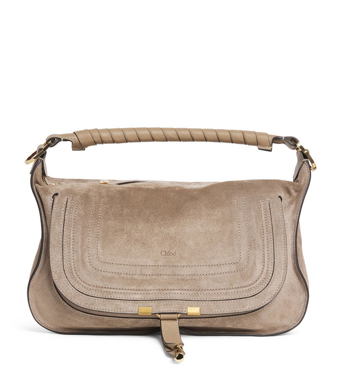 CHLOÉ Chloé Small Suede Marcie Shoulder Bag | endource