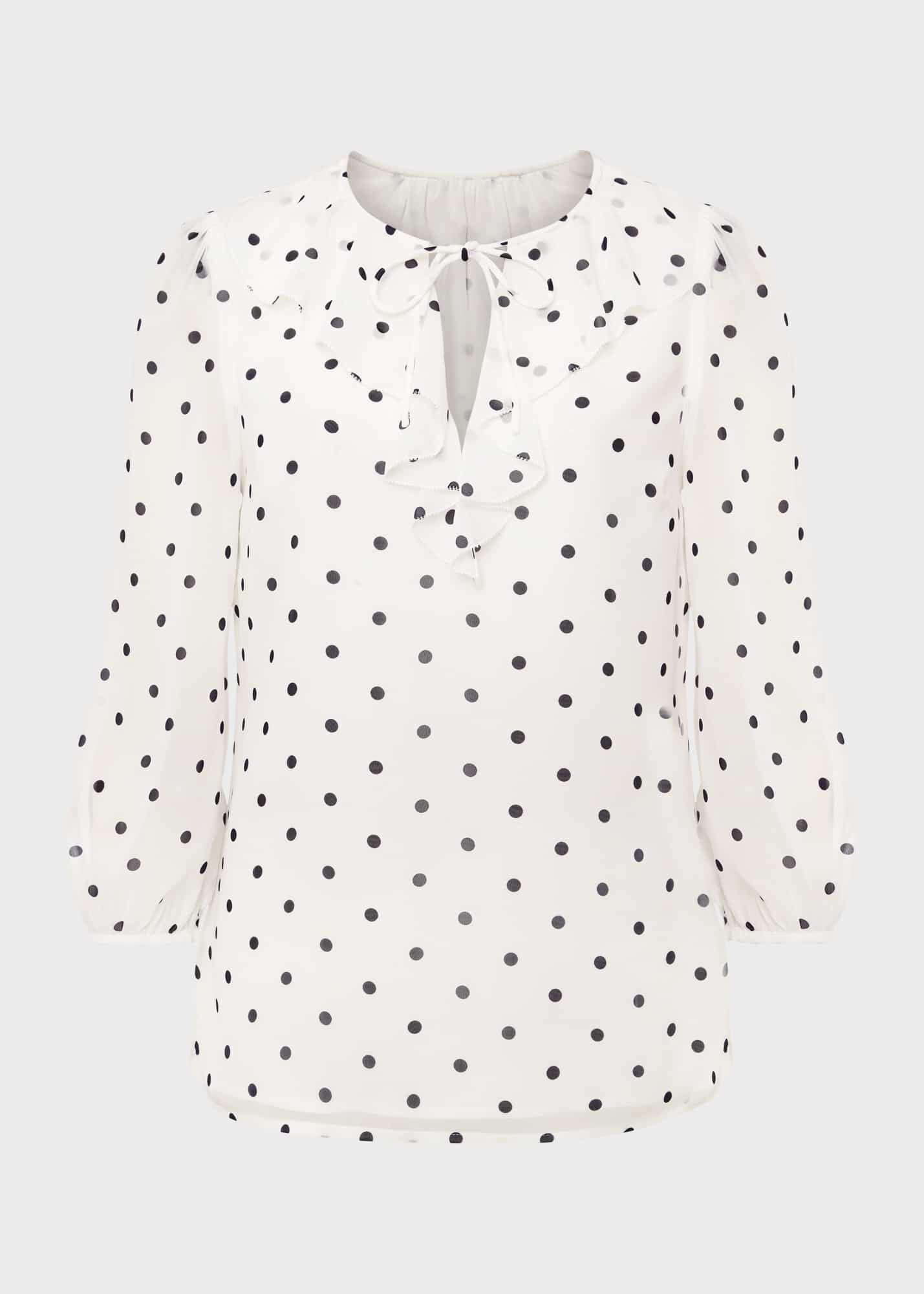 HOBBS Demi Spot Blouse | endource